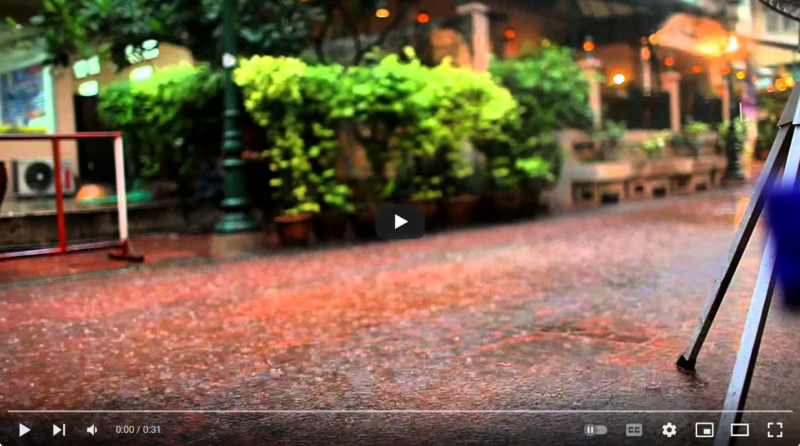Bangkok Monsoon Rain, Thailand, Timelapse Video Asia OOAworld - OOAworld